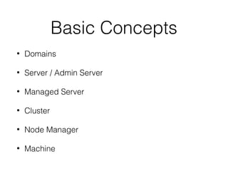 Weblogic configuration & administration | PPT