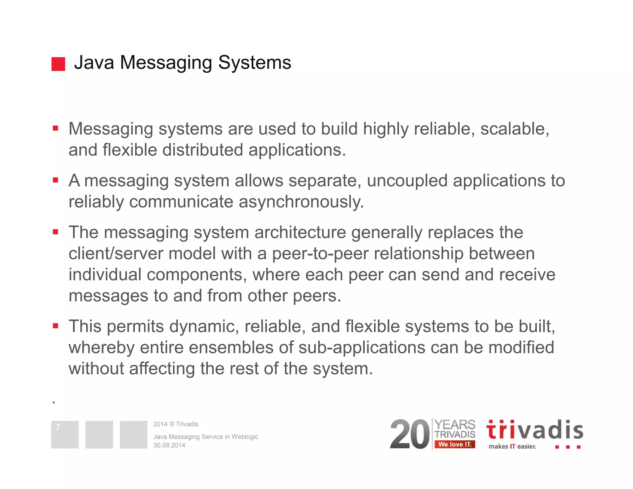 WebLogic JMS System Best Practices | PDF