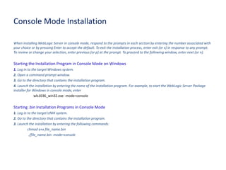 Weblogic12 c installation guide | PPTX