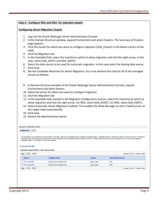 Weblogic Administration Managed Server migration | PDF | Web Hosting ...