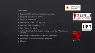 Weblogic and docker | PPTX