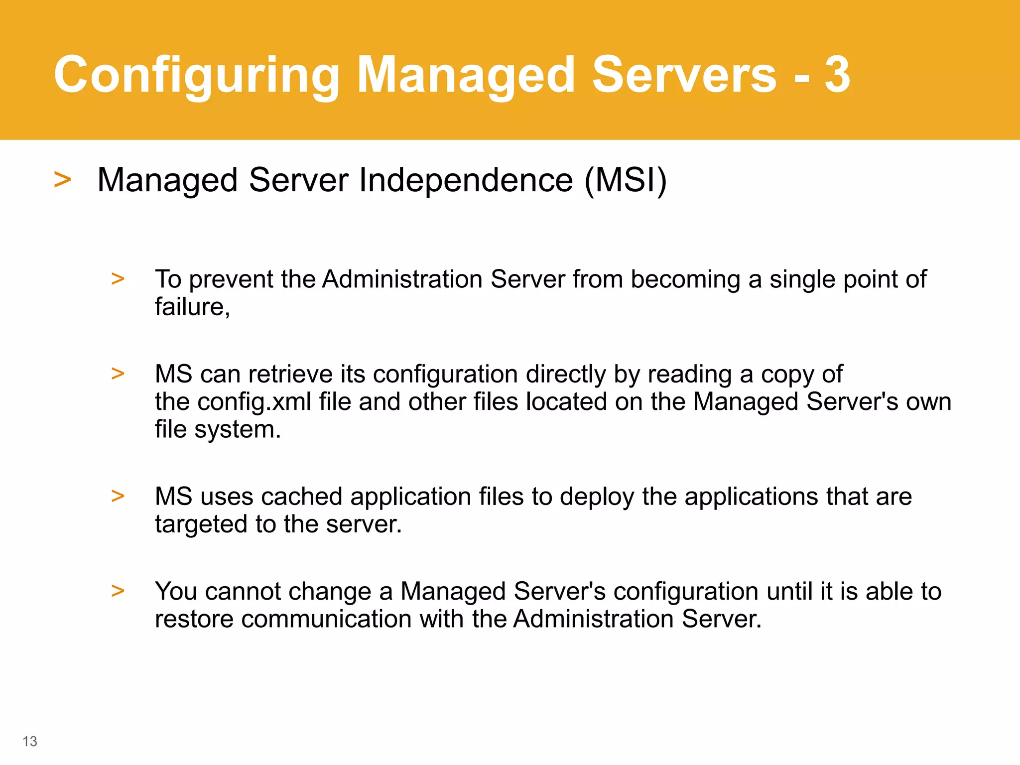 Weblogic application server | PPTX
