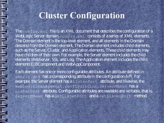 Weblogic cluster | PDF