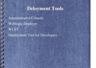 Weblogic deployment | PDF