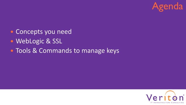 WebLogic in Practice: SSL Configuration | PPT
