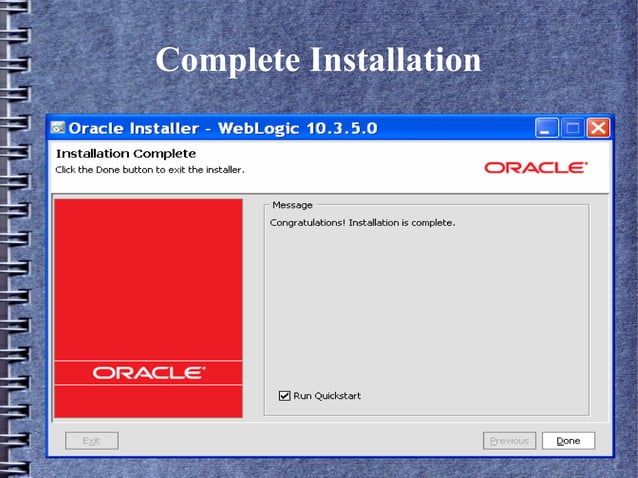Weblogic Cluster Installation | PDF