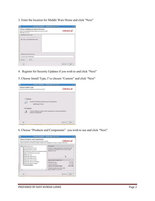 Weblogic installation in linux | PDF