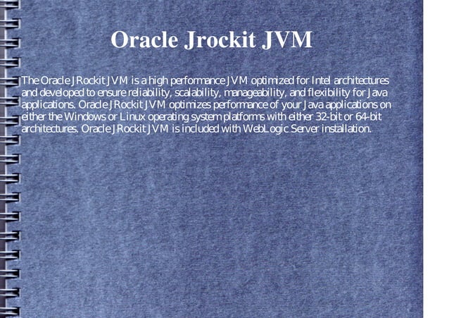 Weblogic introduction | PPT