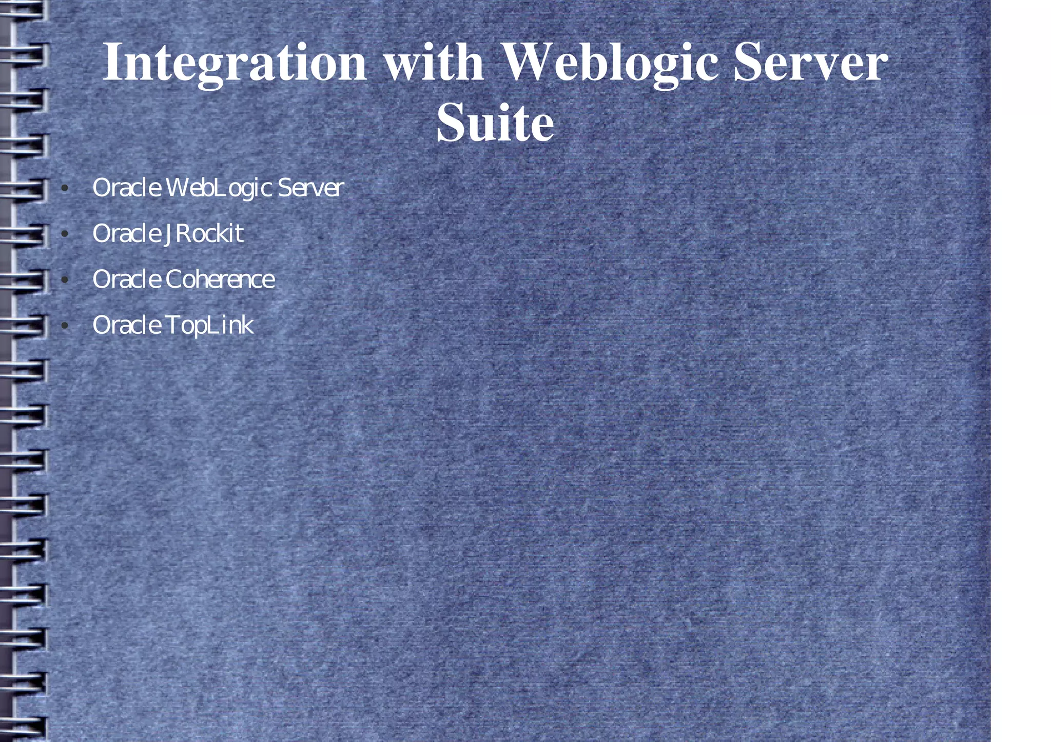 Weblogic Cluster Introduction | PDF