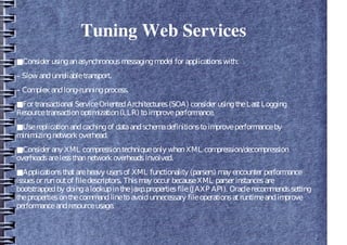 Weblogic Cluster advanced performance tuning | PDF