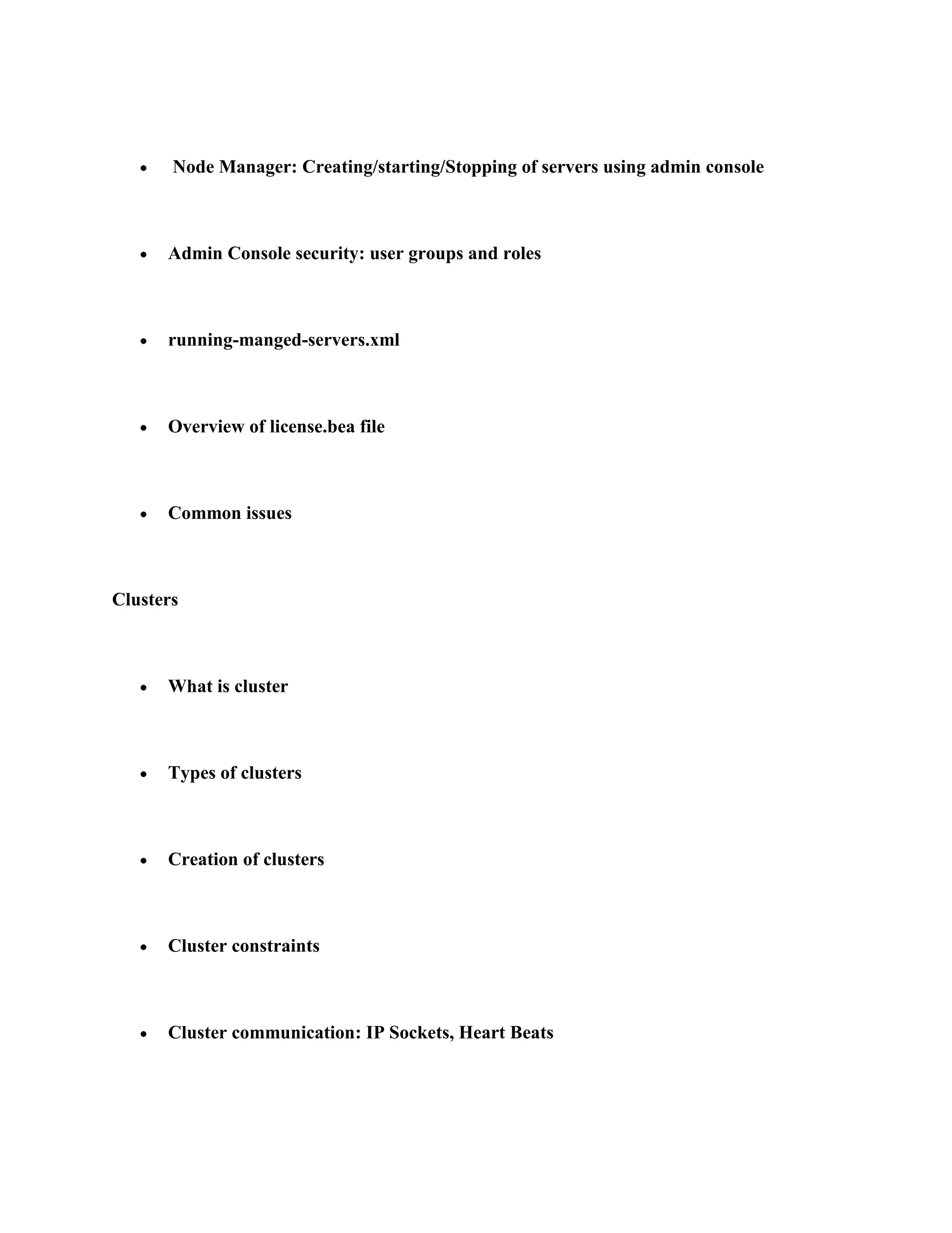 Weblogic online training | PDF