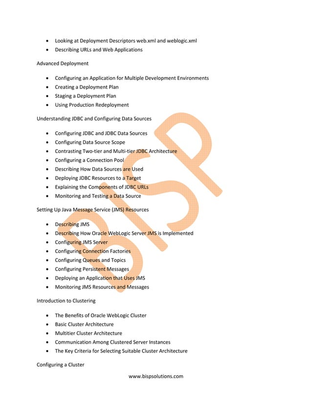 Weblogic server administration | PDF