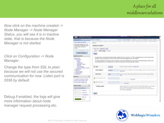 Weblogic server nodemanager | PPTX | Cloud Computing | Internet