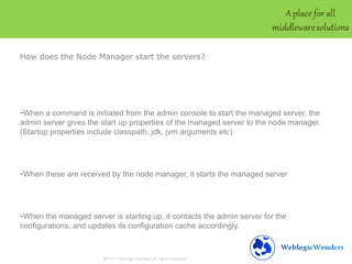 Weblogic server nodemanager | PPTX | Cloud Computing | Internet