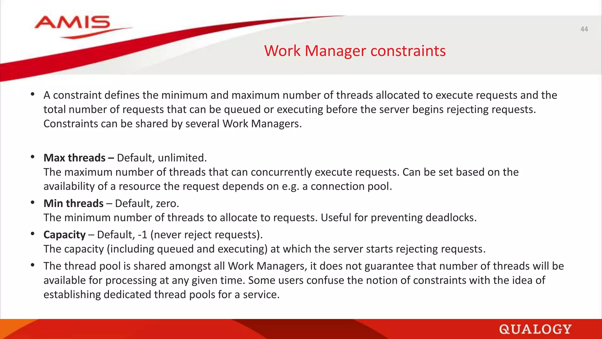 WebLogic Stability; Detect and Analyse Stuck Threads | PPT