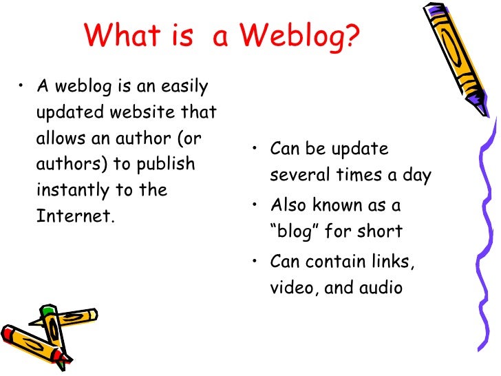 Weblogs: Blogging in the Elementary Classroom