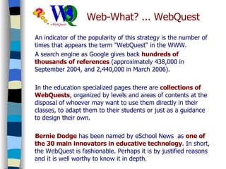 WebMagic with WebQuest | PPT