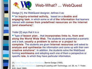 Web magic webquest | PPT