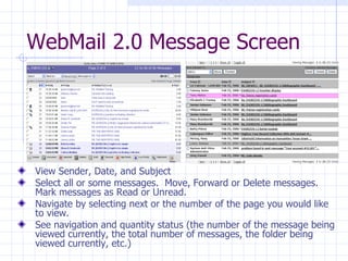 Webmail 2.0 | PPT