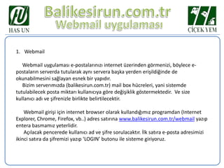 Webmail outlook tanıtım | PPSX