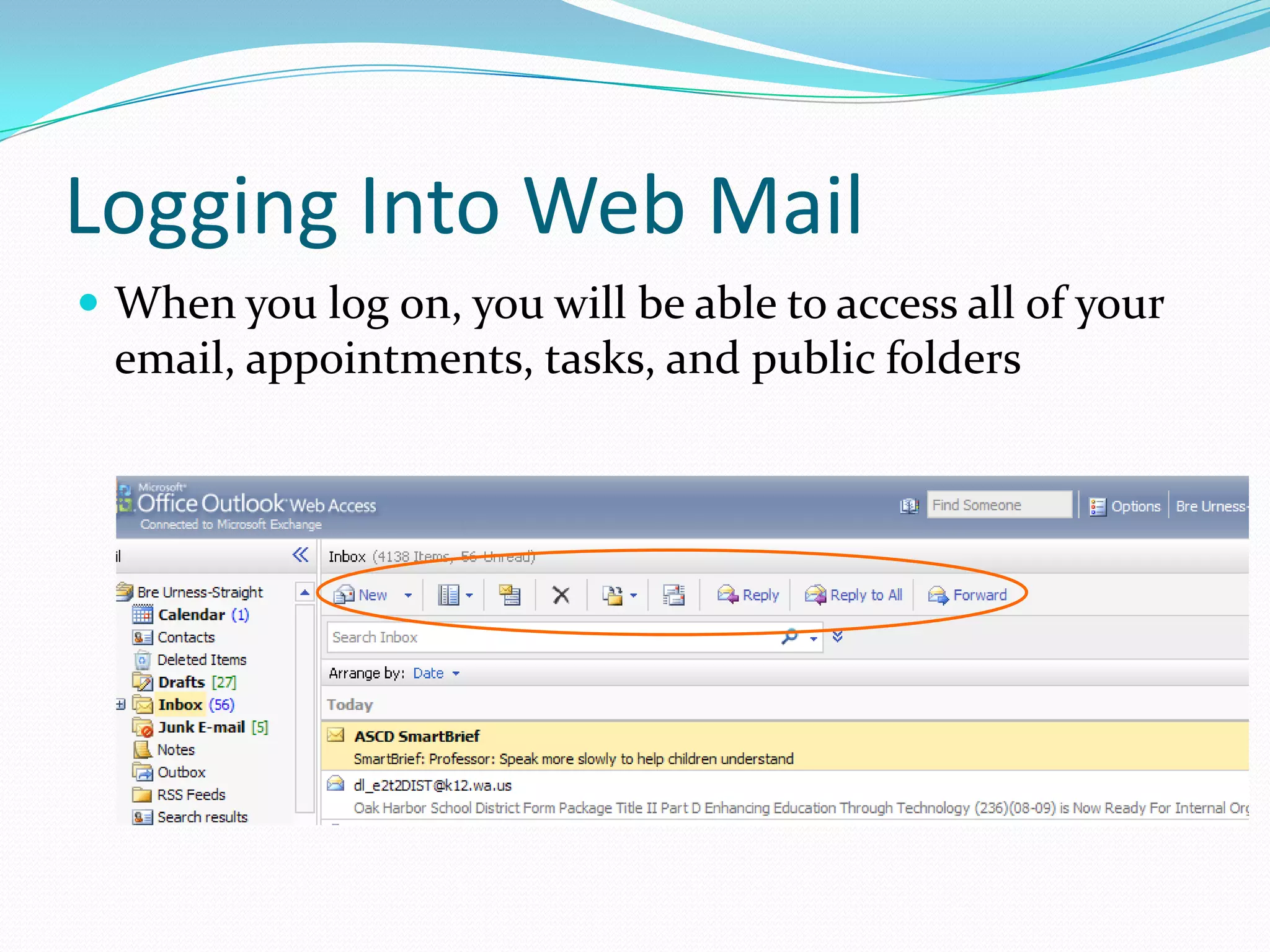 Web Mail & Using Outlook | PPTX