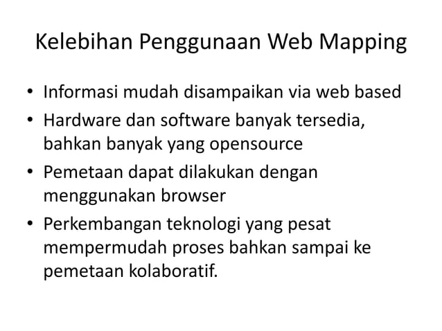 Web mapping | PPT