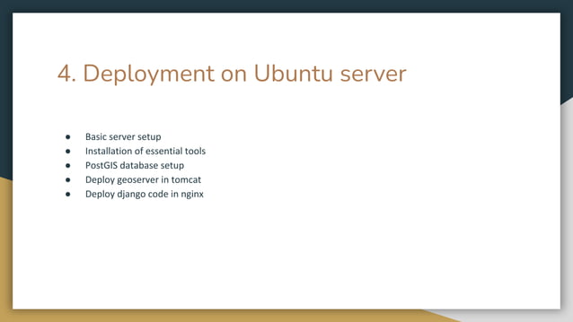 Web Mapping And Web Gis From Dev To Deploy 2021 Geo Django Ppt 