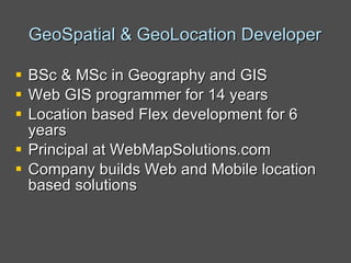 An Overview of Web GIS and Location Based Services | PPT
