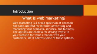 Web Marketing | PPT