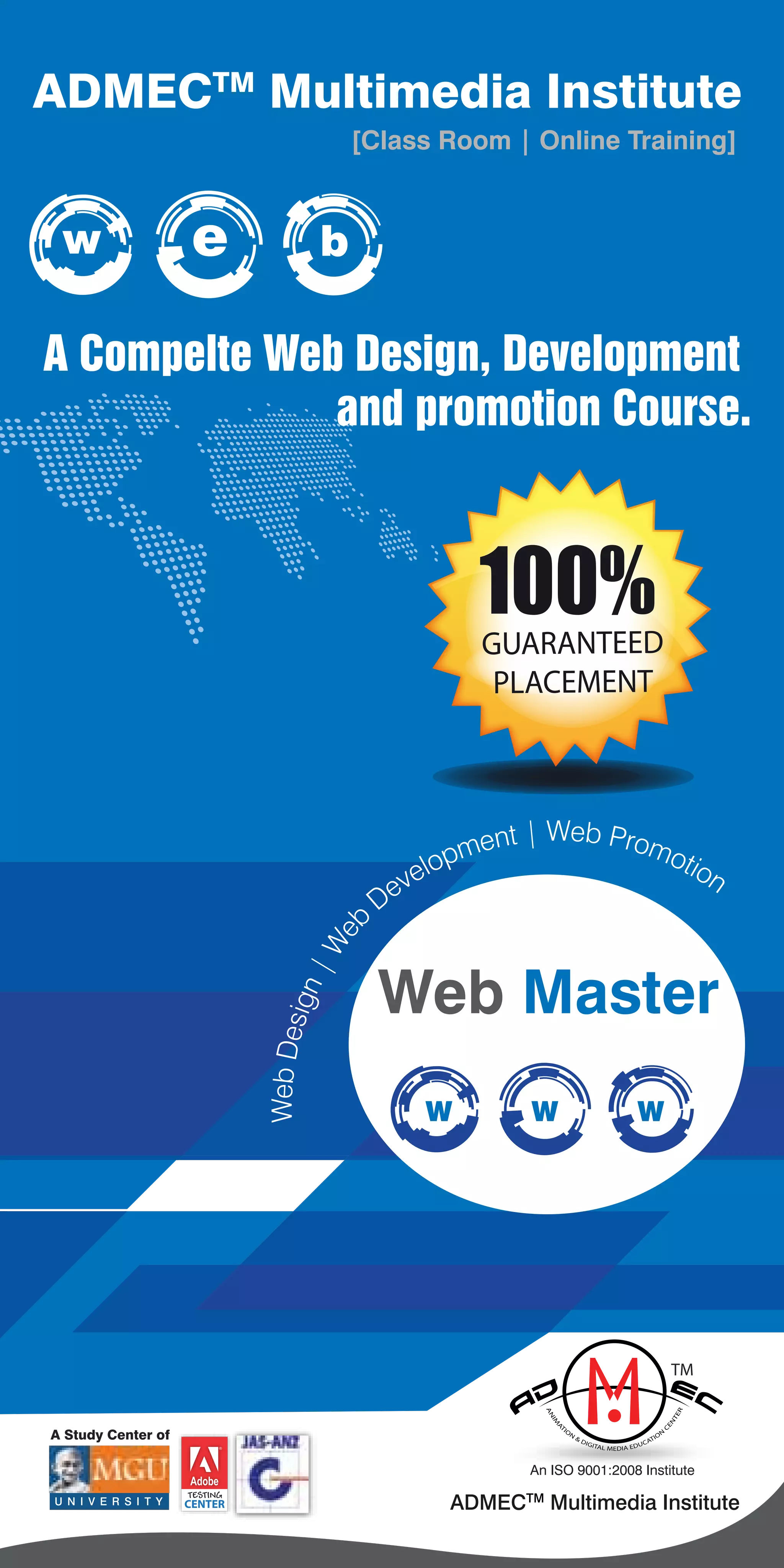 ADMEC MULTIMEDIA INSTITUTE - A Best Web Design Institute In Delhi | PDF