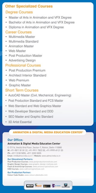 ADMEC MULTIMEDIA INSTITUTE - A Best Web Design Institute In Delhi | PDF