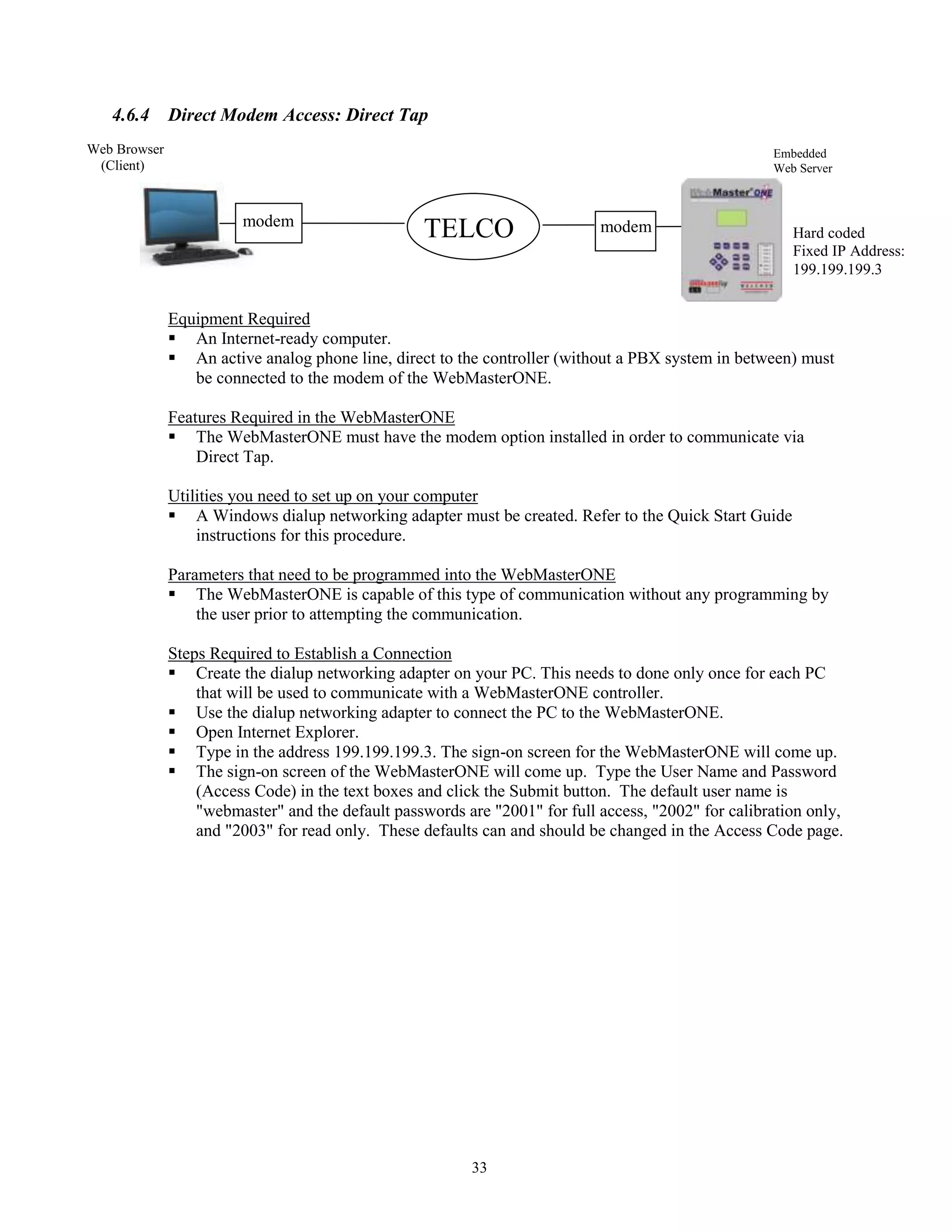 WebMaster ONE Water Treatment Controller Manual | PDF
