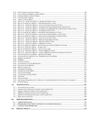 WebMaster ONE Water Treatment Controller Manual | PDF