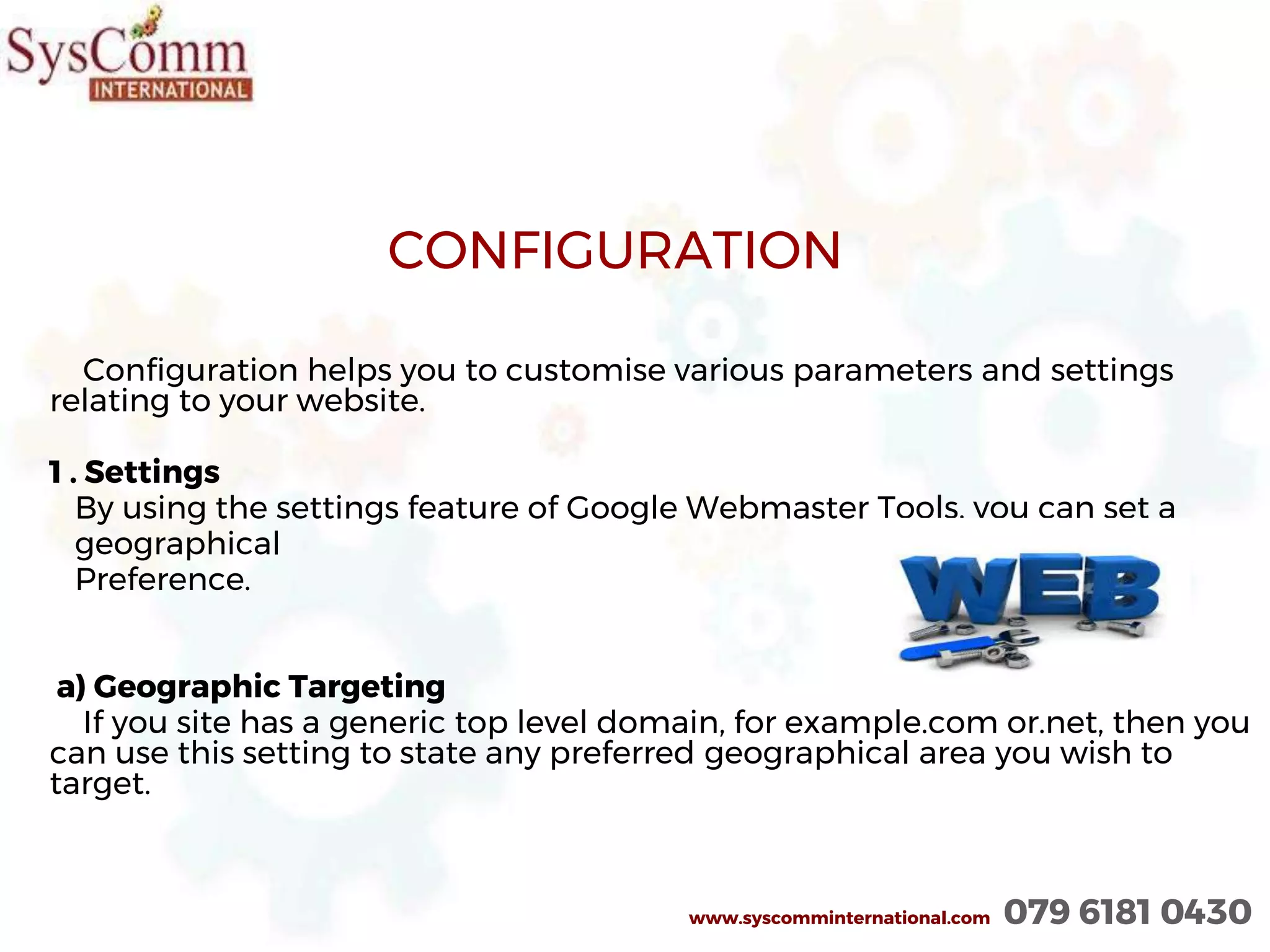 Webmaster Tools | PPTX