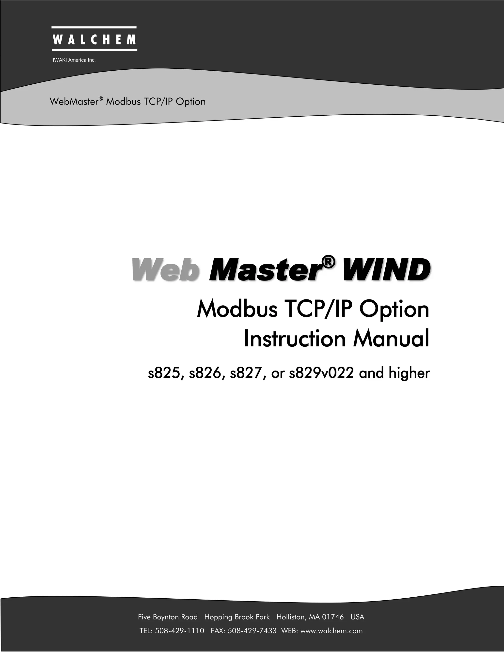 Web Master® WIND Modbus Instruction Manual | PDF