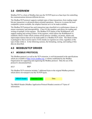 Web Master® WIND Modbus Instruction Manual | PDF