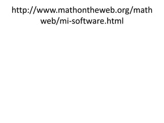 Web math | PPTX