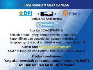 Webmatic knowledge | PPT