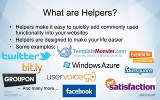 Microsoft WebMatrix Platform Overview | PPTX