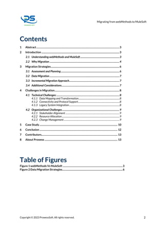 WebMethods to MuleSoft Migration: Seamless API Integration | PDF