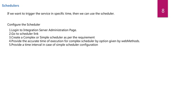 Webmethods Integration Server Introduction Ppt