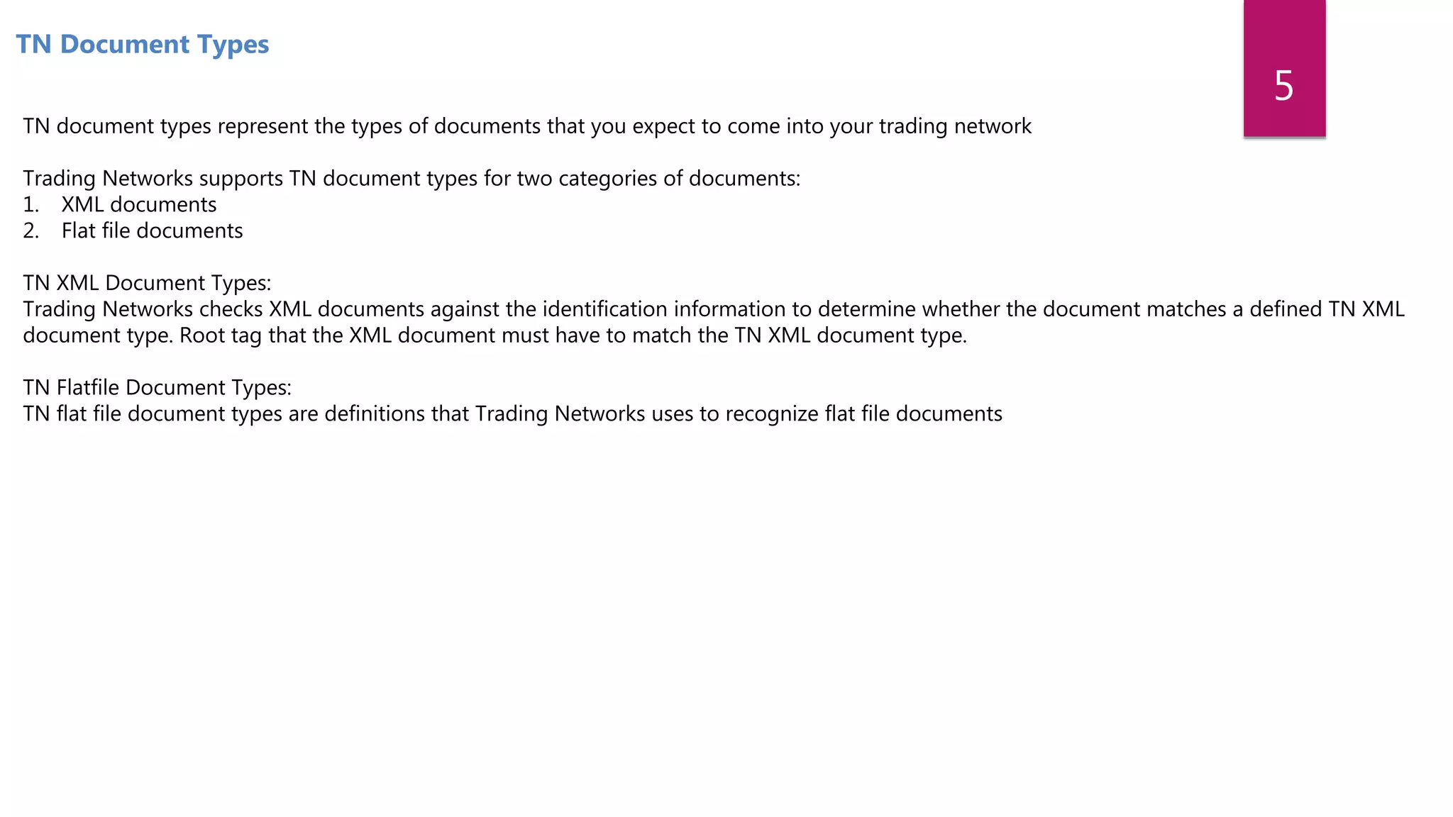 SoftwareAG webMethods Trading Networks | PPTX