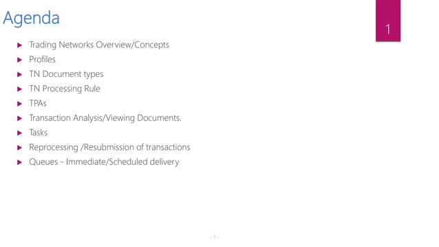 SoftwareAG webMethods Trading Networks | PPTX