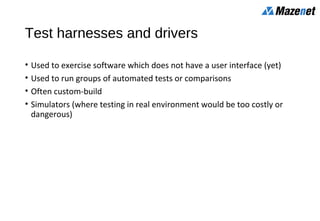 Software Testing - Tool support for testing (CAST) - Mazenet Solution | PPT