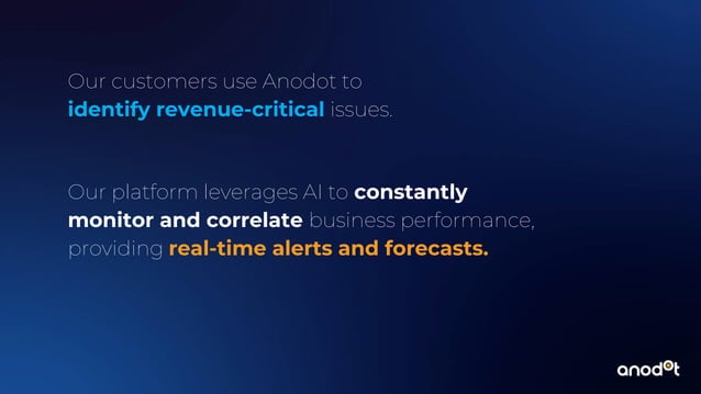 Webminar Anodot/Cloudera | PPT | Free Download