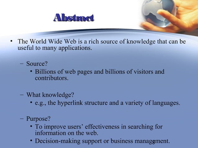 Deep Web mining | PPT