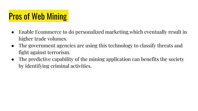 Web mining | PPTX | Internet | Computing