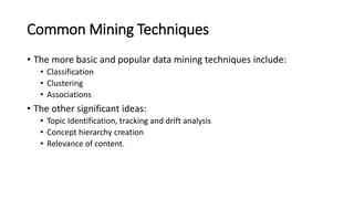 Web mining: Concepts and applications | PPT