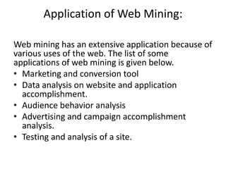 Web mining | PPT