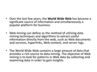 Web mining | PPT